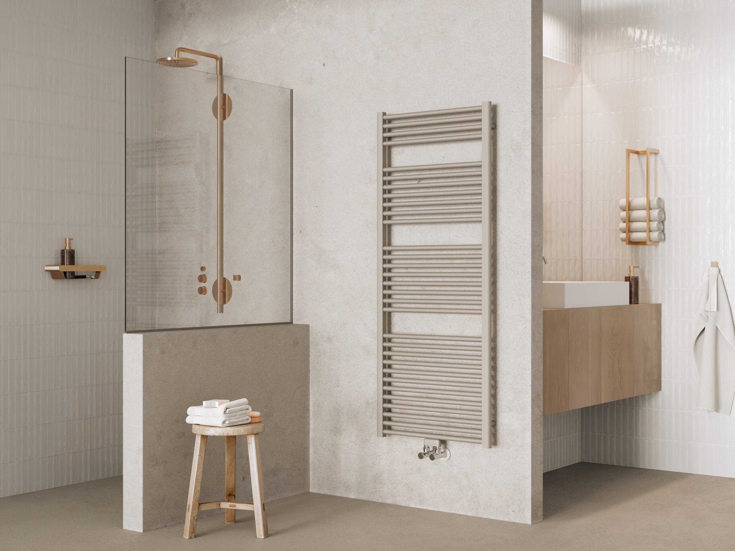 Badkamerradiator Rondo Lux | Tijdloos design | Instamat.Pro