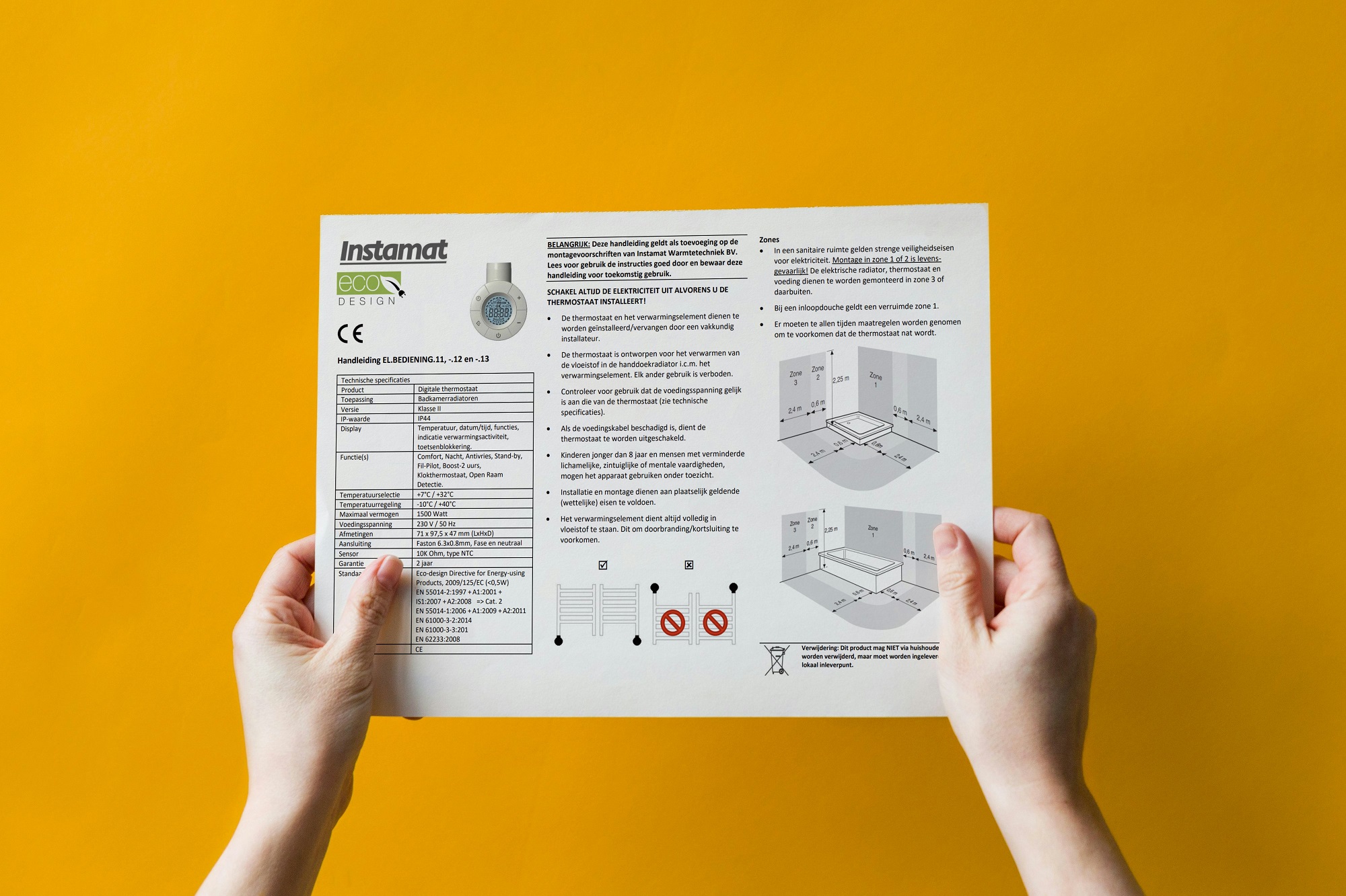 Handleidingen | Elektrische radiatoren | Instamat